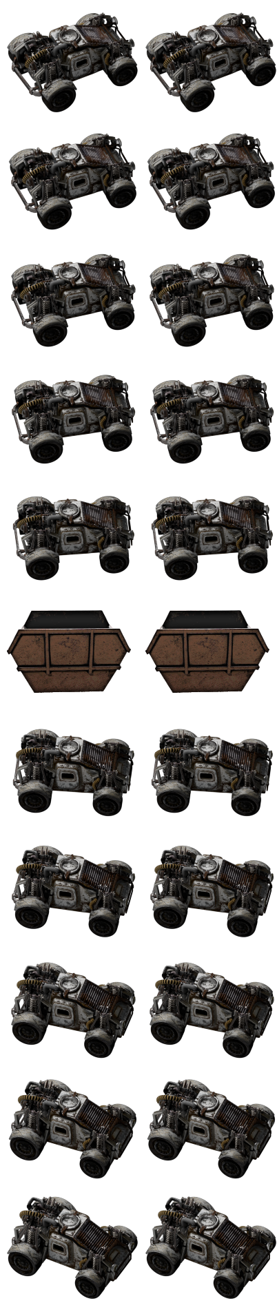 I switched the car sprite for a hopper. Now carbelts really feel like a ...